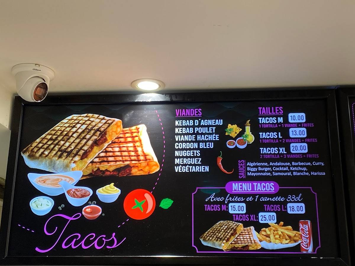 Menu at My Kebab, Gland