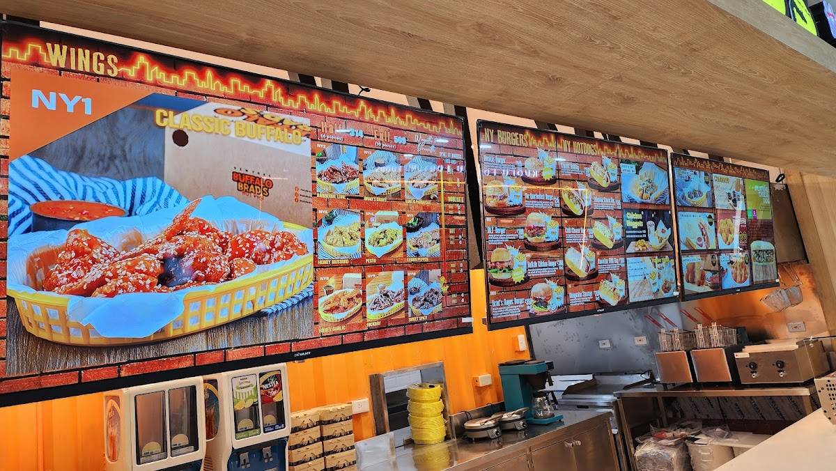 Menu at NY Buffalo Brad's Hot Wings - Chong Hua Medical Mall restaurant ...