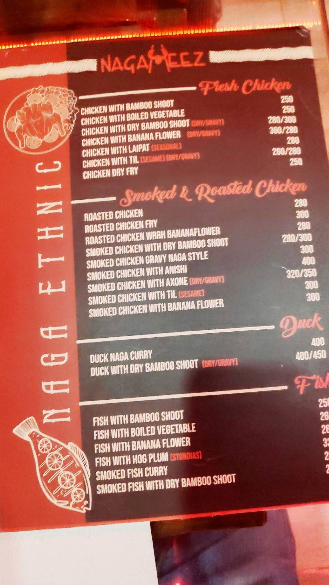 Menu at Nagameez: Ethnic Naga & Chinese Restaurant, Guwahati, H No