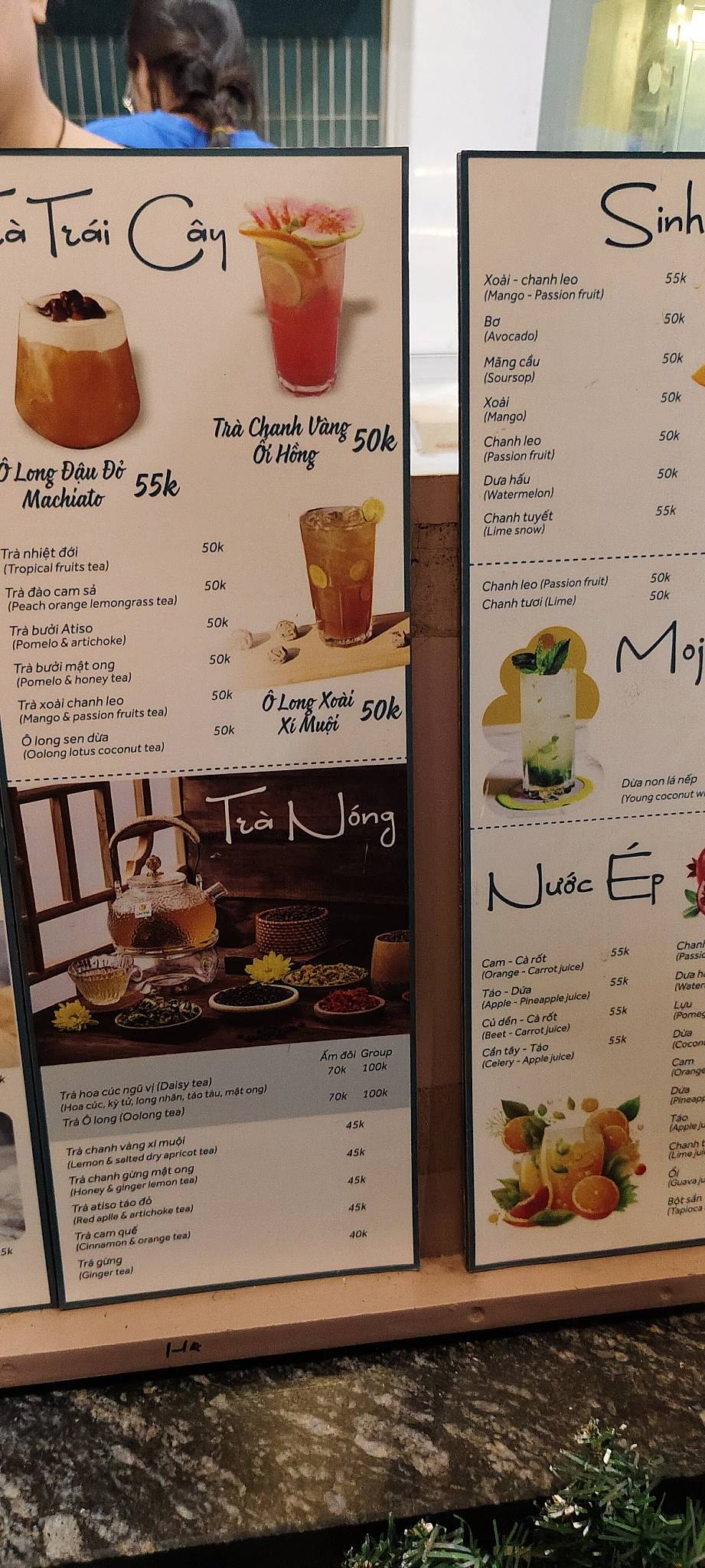 Menu at Nắng Cafe Sudico Ata Cfo, Hanoi