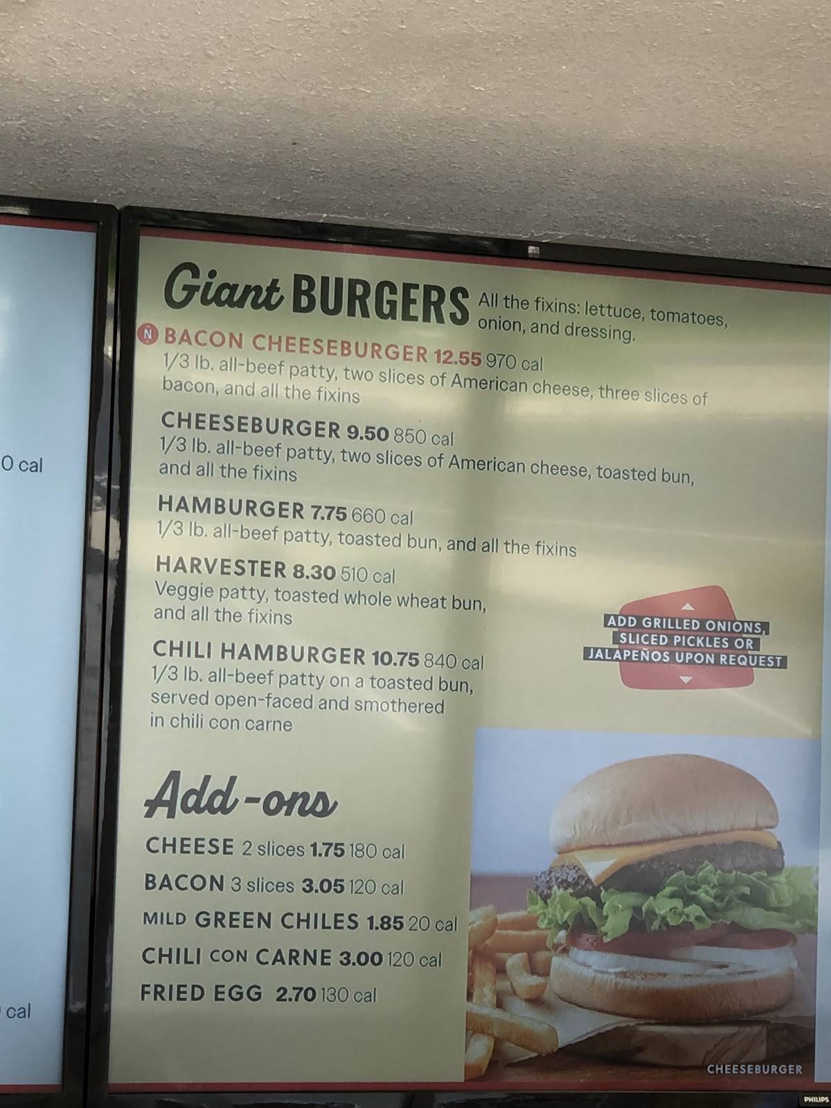 Menu at Nation's Giant Hamburgers & Great Pies desserts, Pinole, San ...