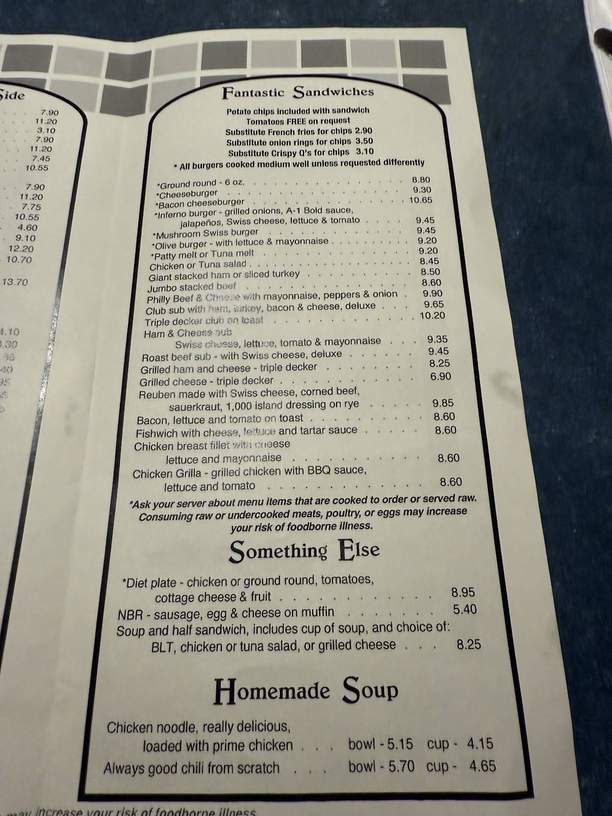 Menu at New Beginnings Restaurant, Grand Rapids, Alpine Ave NW