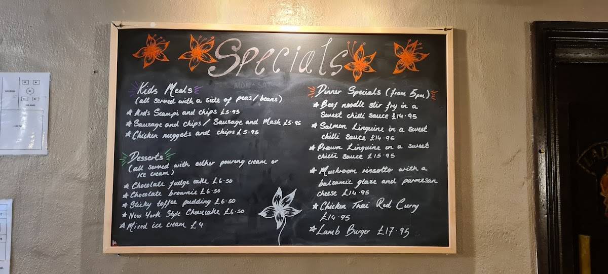 Menu at New Inn, Horning pub & bar, Horning