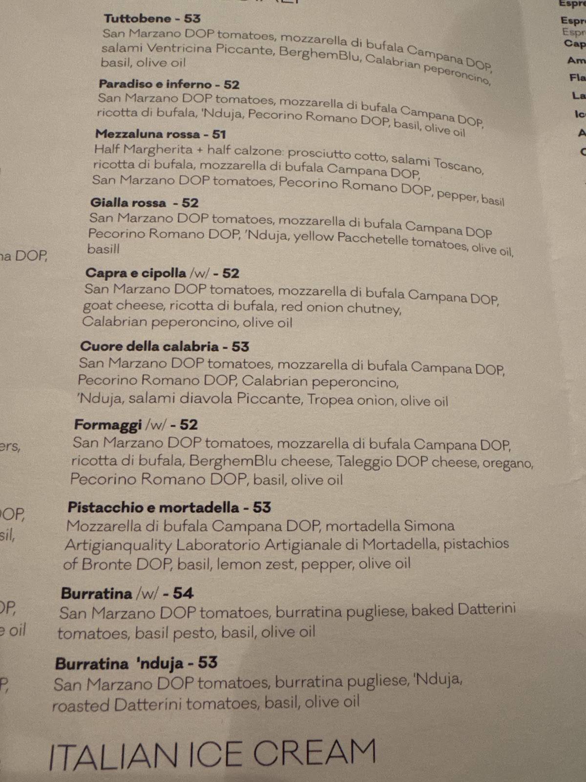 Menu at Nolio Restaurant, Kraków
