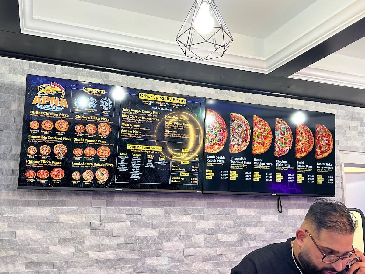 Menu at Apna Pizza pizzeria, Rockville