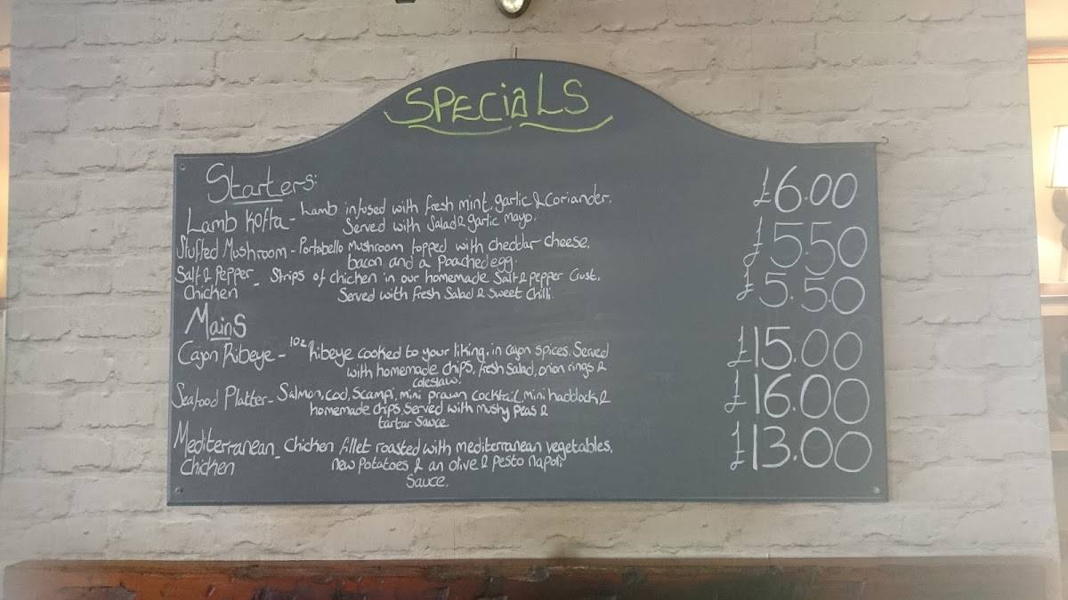 Menu at The North Star pub & bar, Oldham