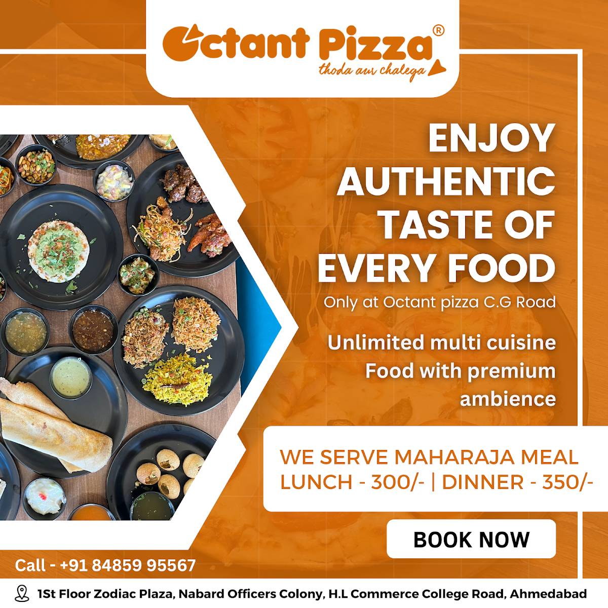 Menu at Octant Pizza, CG Road - Ahmedabad, Ahmedabad