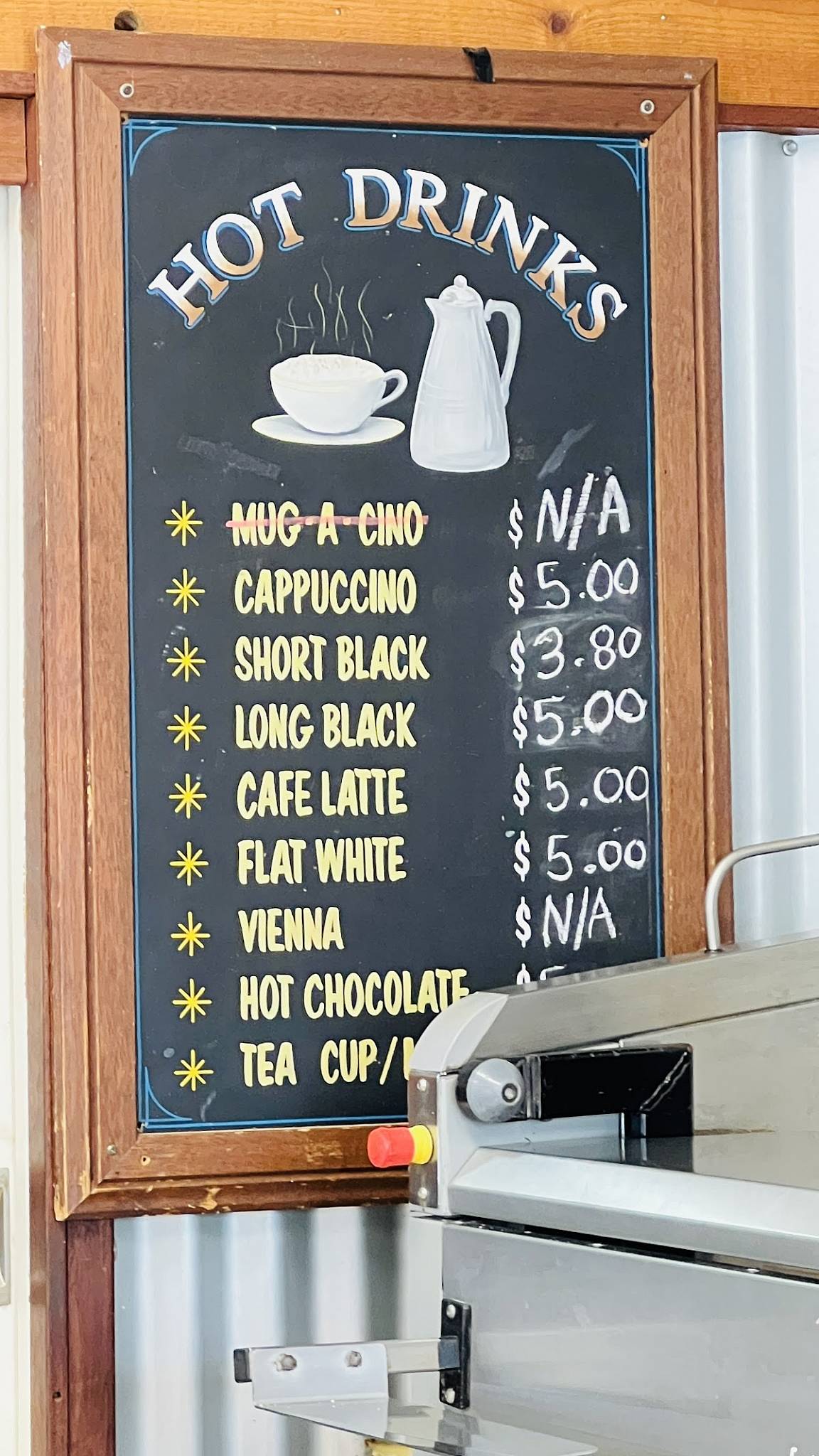 Menu at Old Fernvale Bakery & Cafe, Fernvale