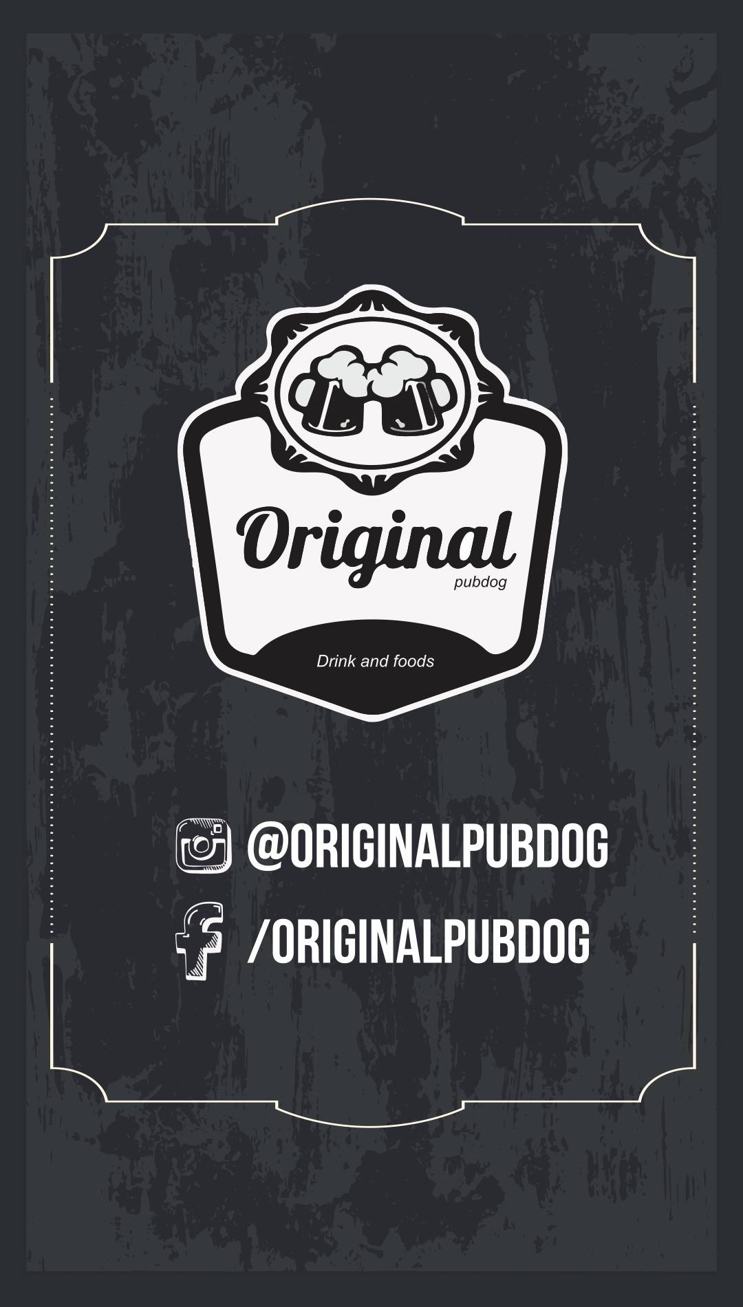 Menu em Original Pub Dog, Curitiba, R. Izaac Ferreira da Cruz