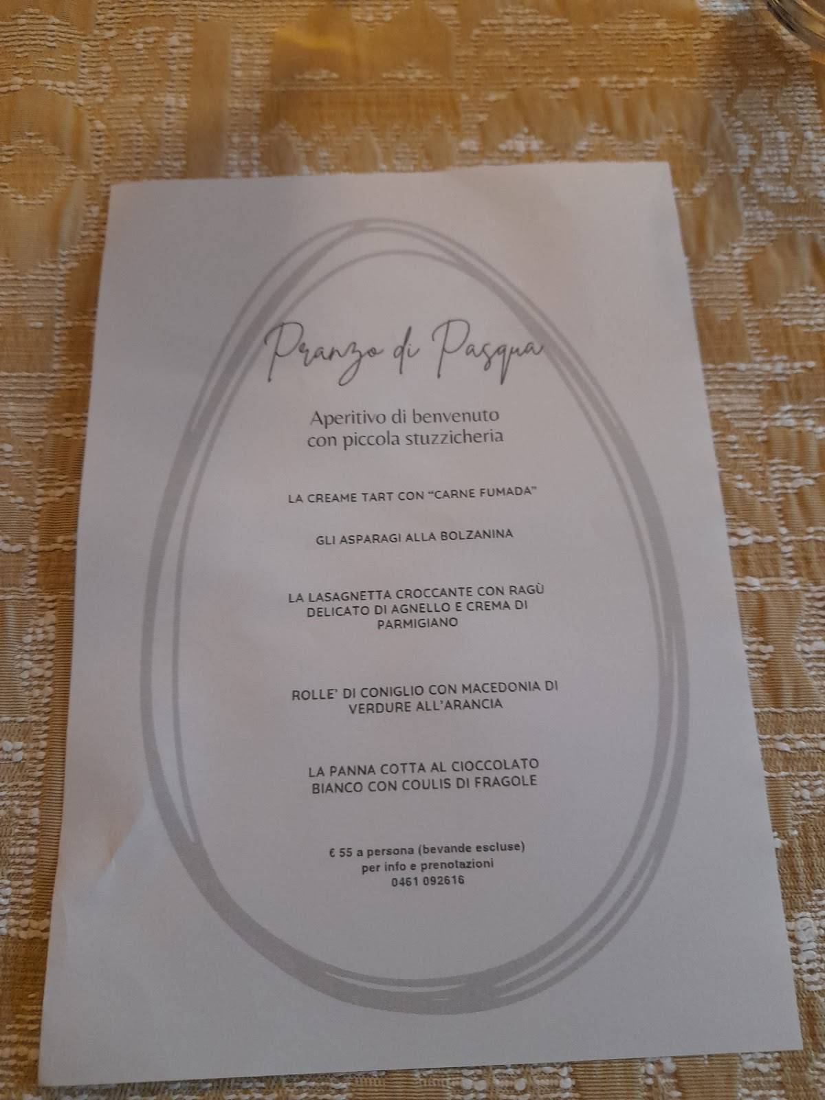 Menu da Osteria Pazzeria Ai Frati ristorante, Trento