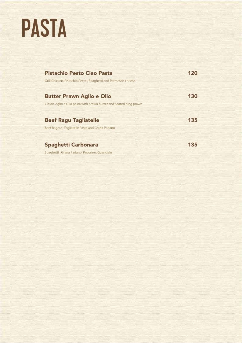 Carta del pub y bar PENN JAKARTA, South Jakarta