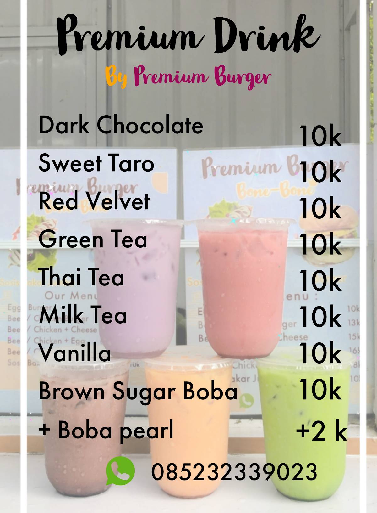 Carta del restaurante PREMIUM BURGER BONE-BONE, Patoloan