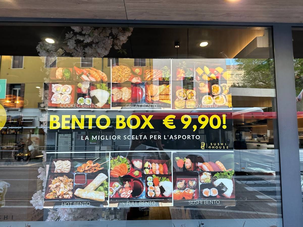 Menu da Sushi House ristorante, Padova, Riviera Tito Livio