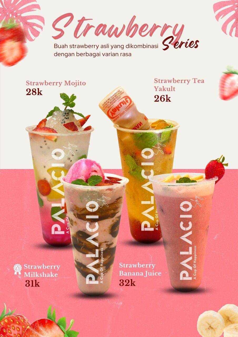 Menu at Palacio Sky Cafe, Surabaya