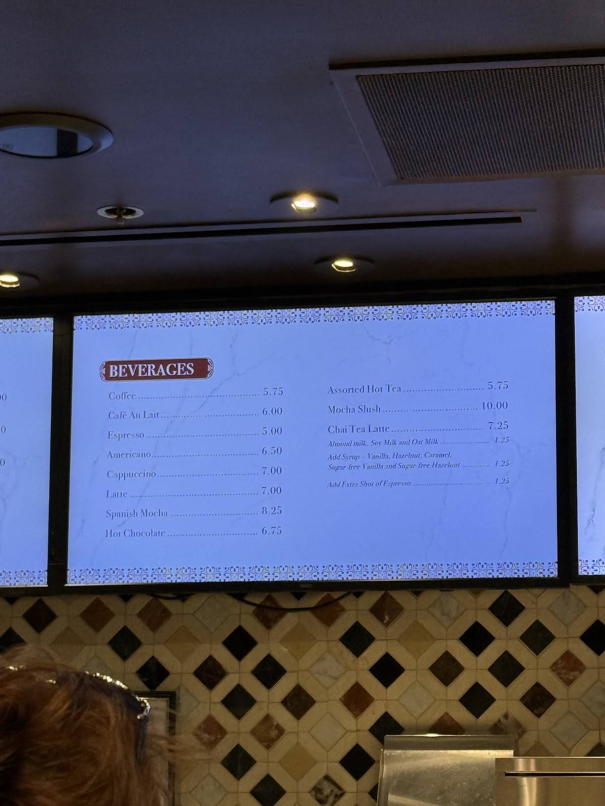 Menu at Palio desserts, Las Vegas, 3600 S Las Vegas Blvd