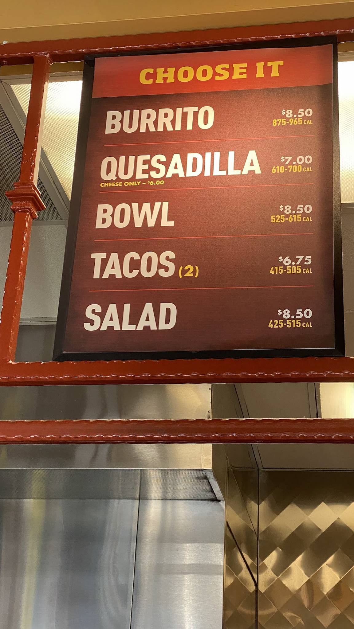Menu at Pancheros Mexican Grill - Columbia Trimble restaurant, Columbia ...