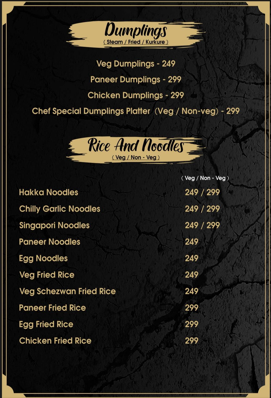 Menu at Panther Cafe & Lounge, New Delhi