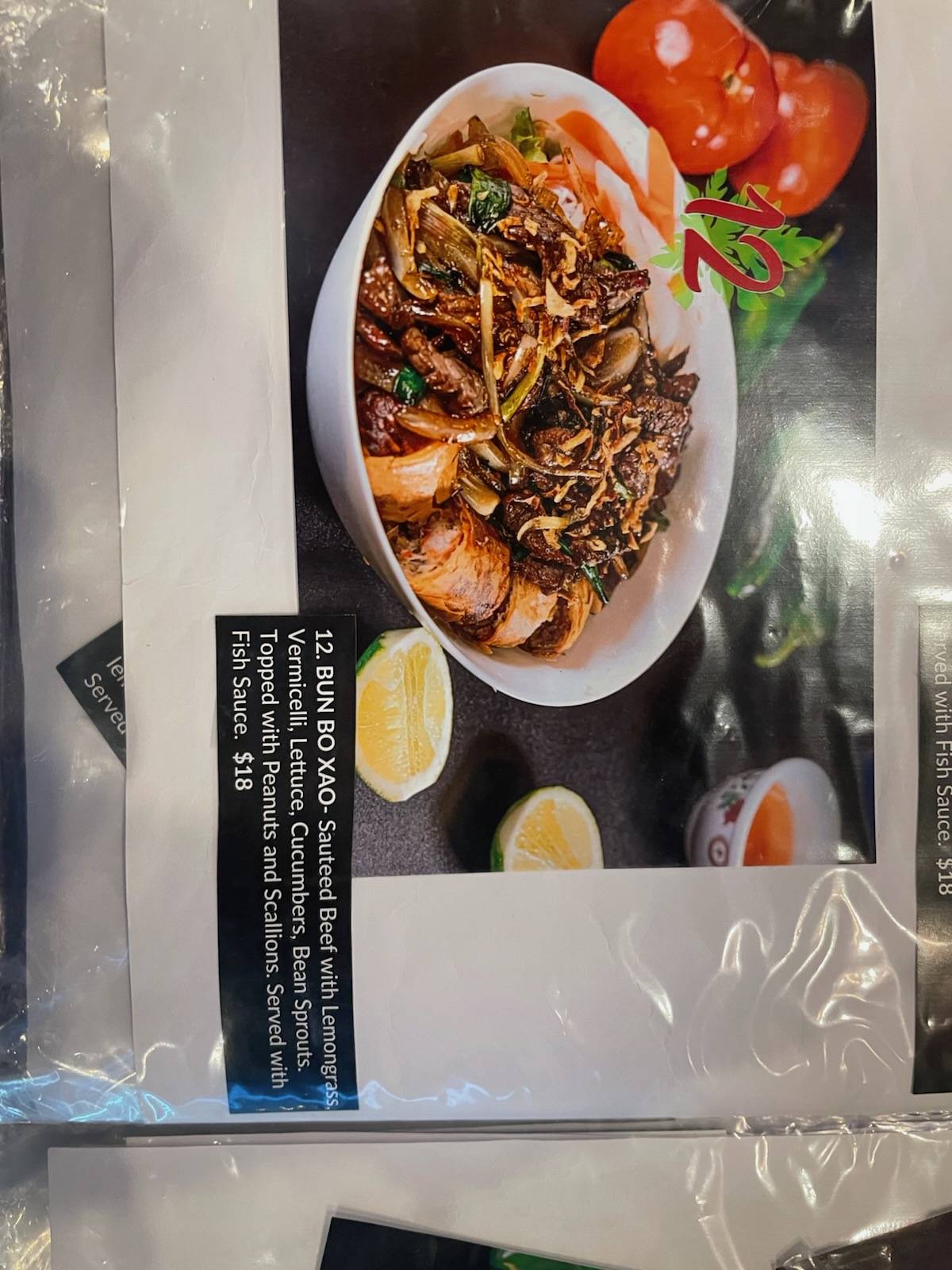 Menu at Papaya Kitchen restaurant, Dallas