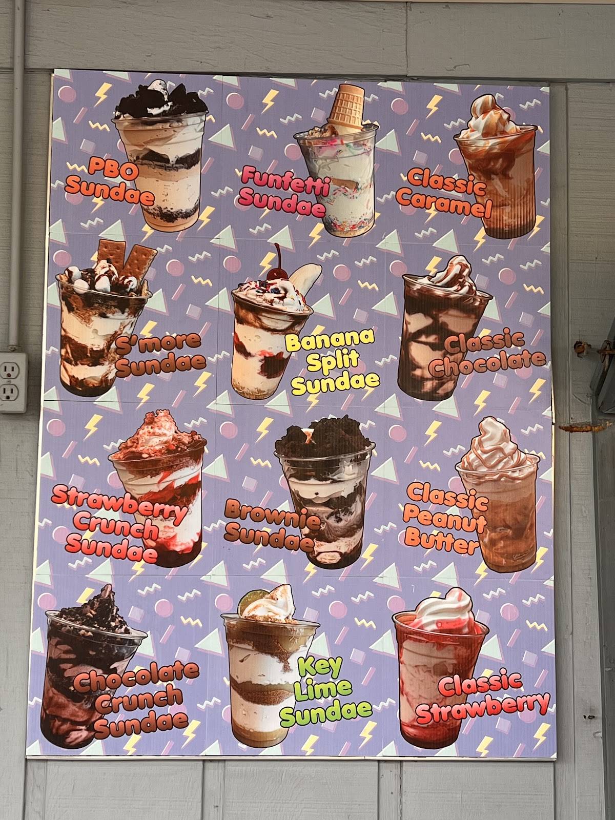 Menu at Pappy’s pizzeria, Uniontown