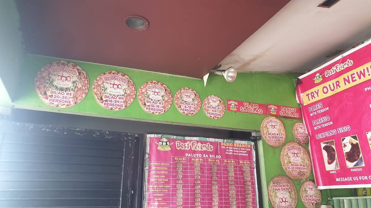 Menu at Best Friends - Pasig Rotonda restaurant, Pasig