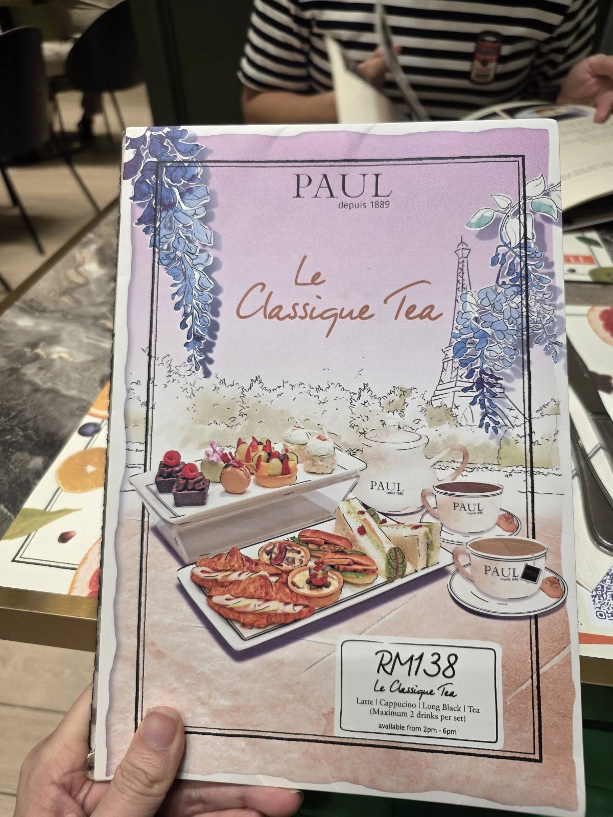 Menu at Paul Restaurant • Pavilion Kuala Lumpur, Kuala Lumpur, Lot 2 ...