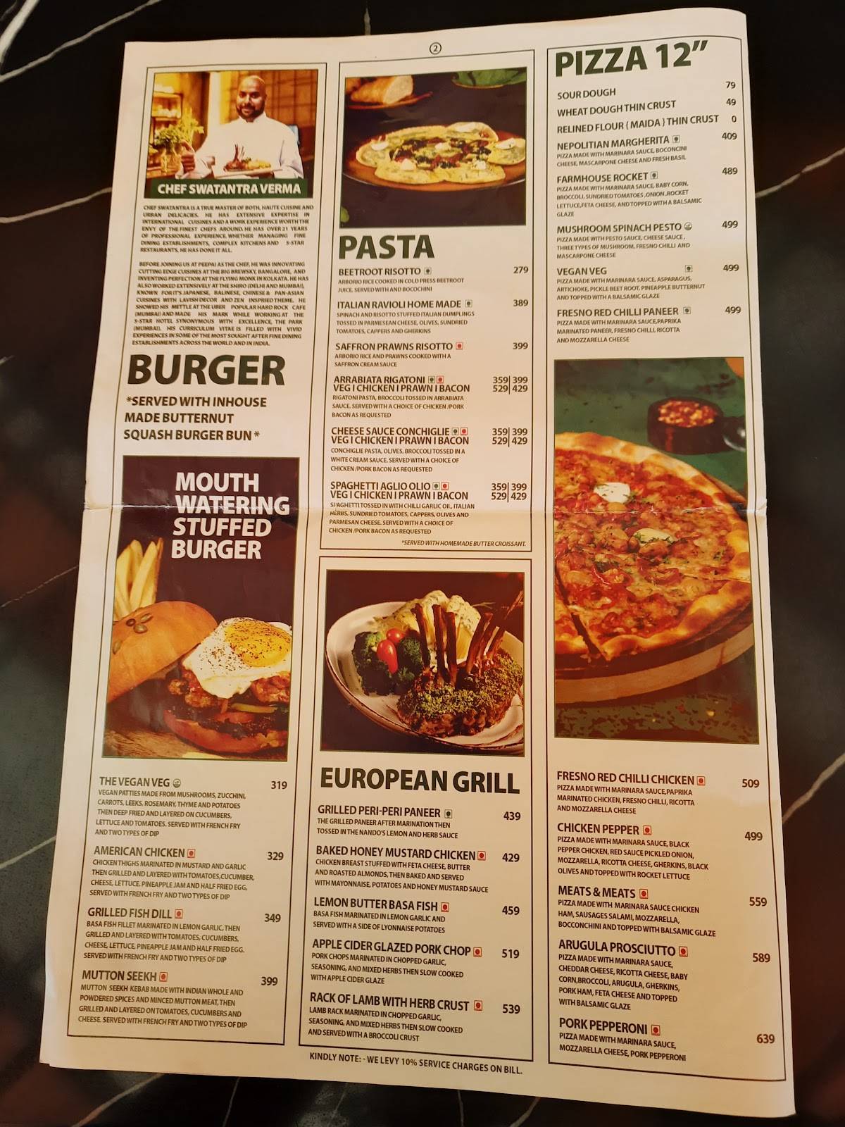 Menu at Peepai Kitchen & Brewery, Bengaluru