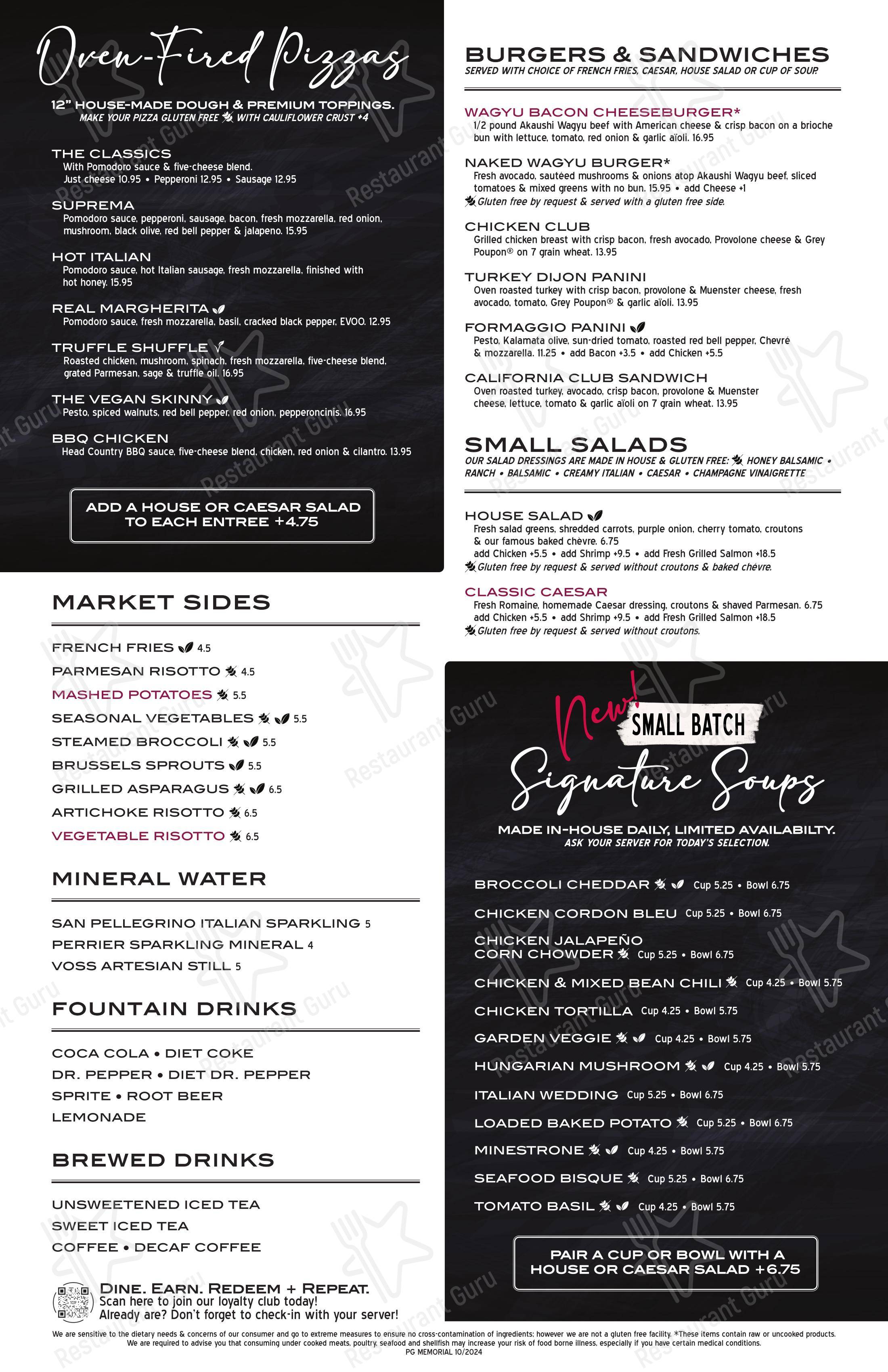 Menu at Pepperoni Grill - Memorial Rd pub & bar, Oklahoma City