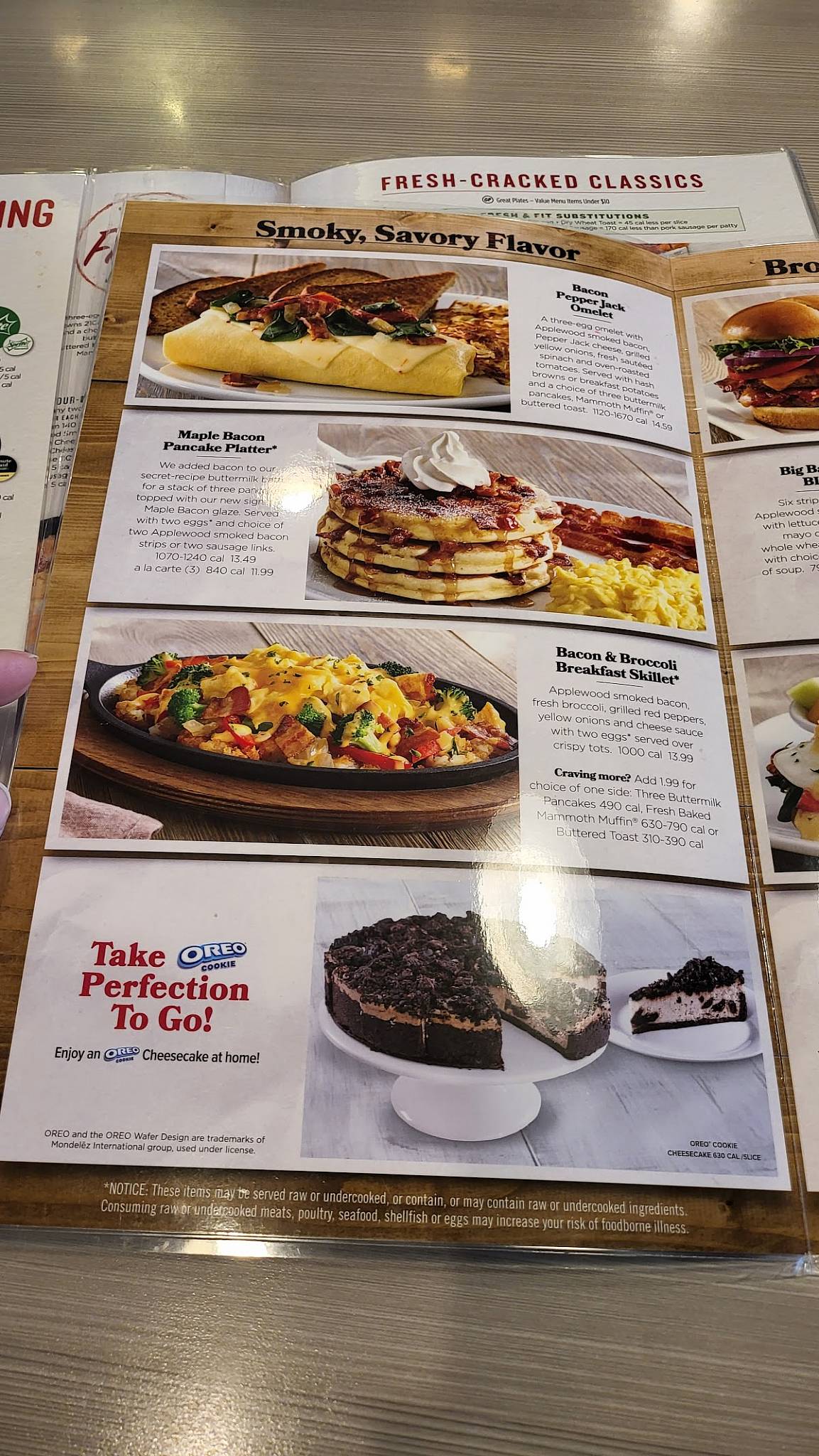 Menu at Perkins American Food Co. restaurant, Billings, 765 S 20th St W