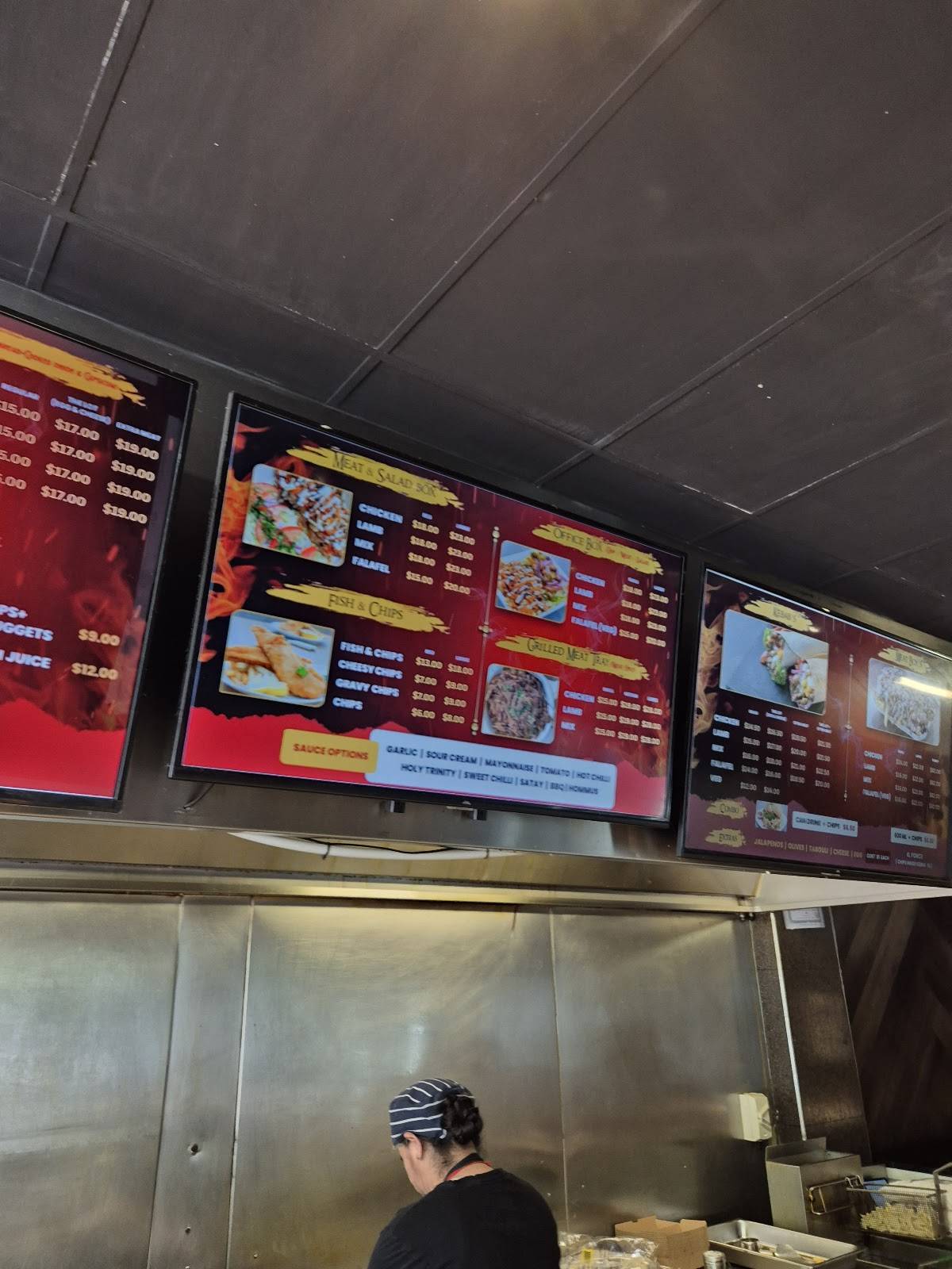Menu at Perth Kebab Station Subiaco fast food, Subiaco