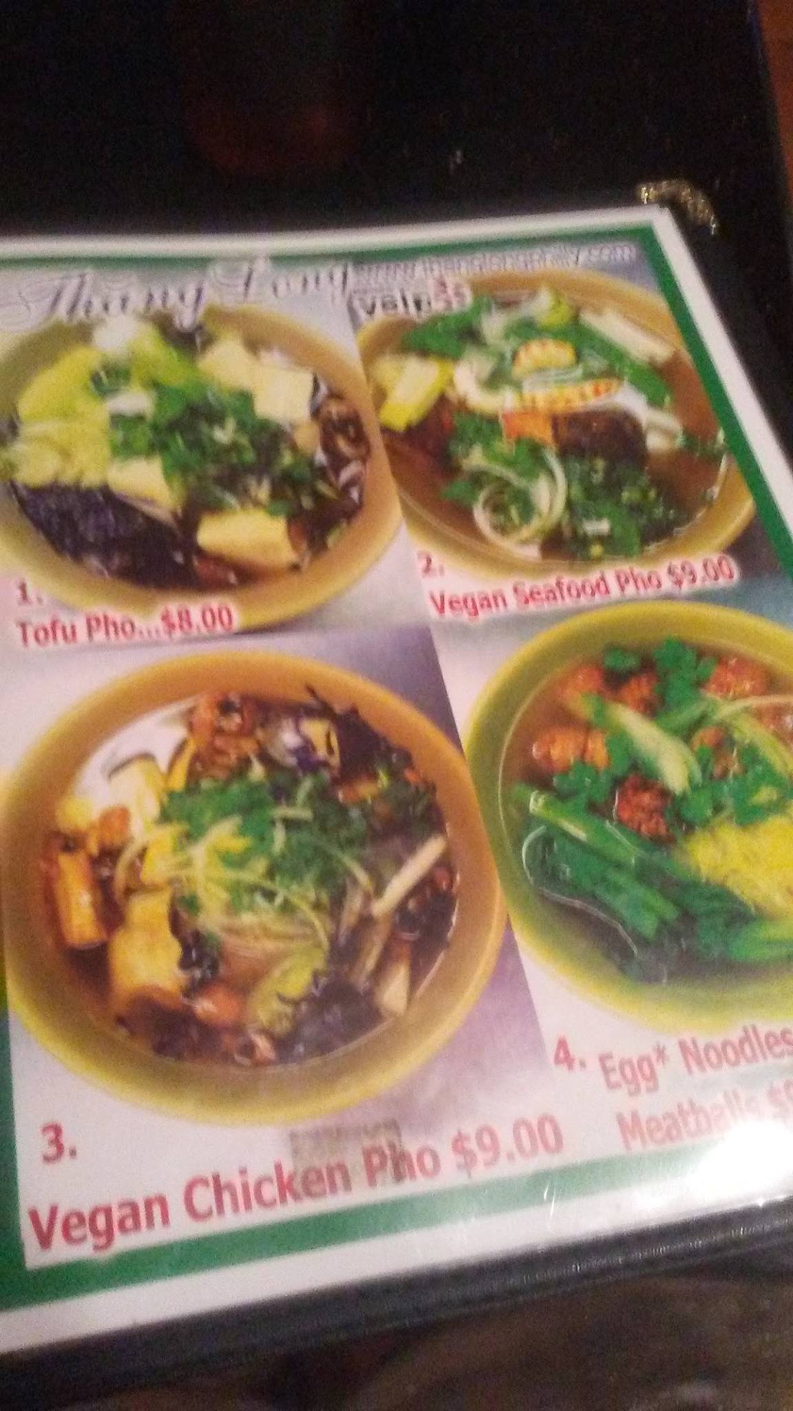 Carta de Thang Long Noodle Restaurant (Kensington), Filadelfia, -36 ...