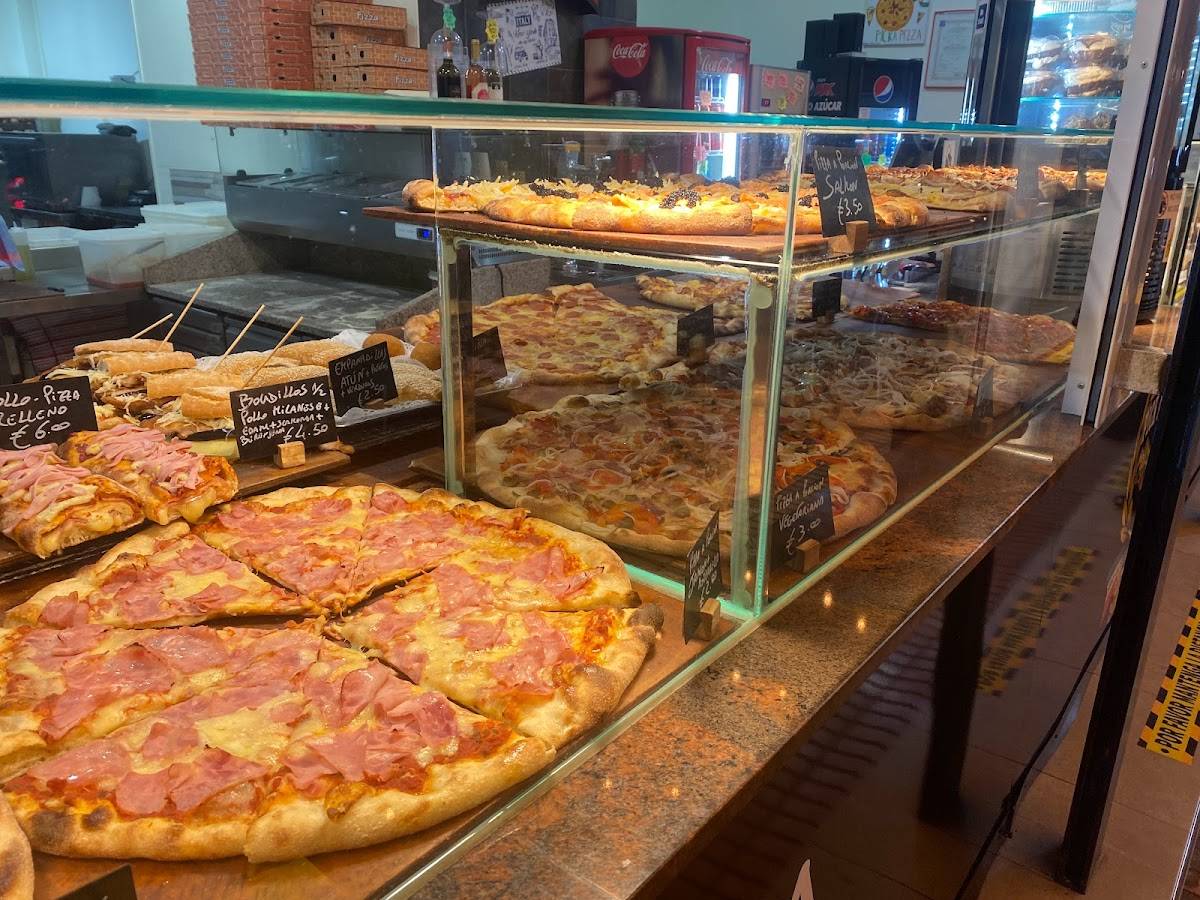 Carta del restaurante Pick a Pizza, Benidorm