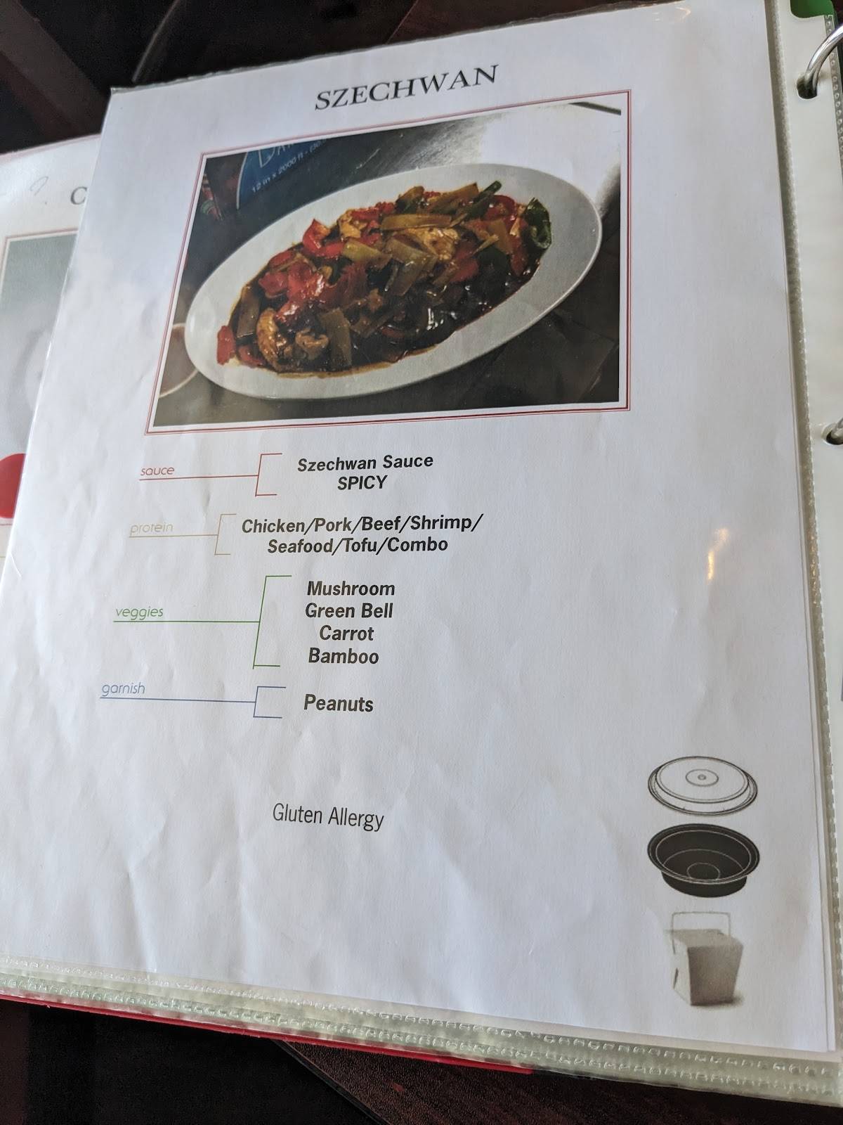 Menu at Thai Paradise restaurant, Pickerington, Hill Rd N