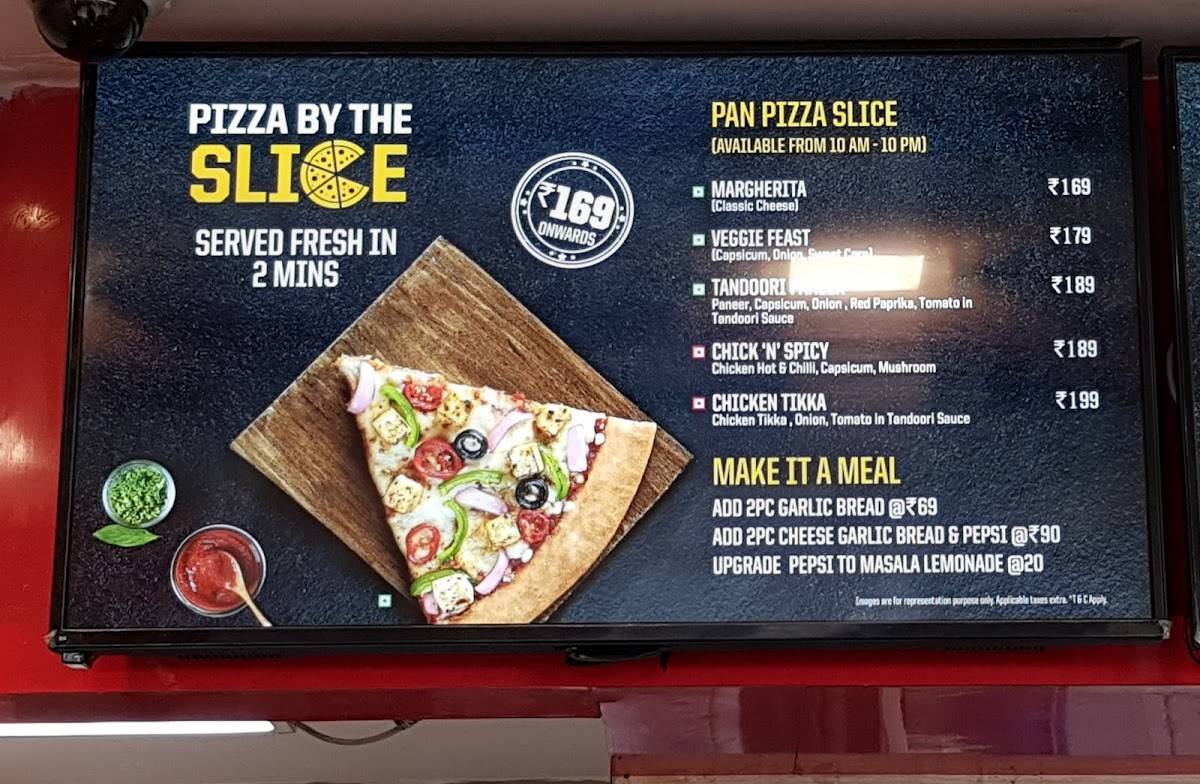 Menu at Pizza Hut, New Delhi, India 110094