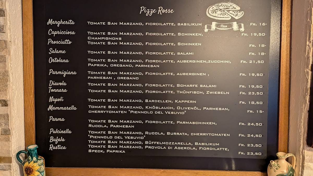 Speisekarte von Pizza & Core, Allschwil