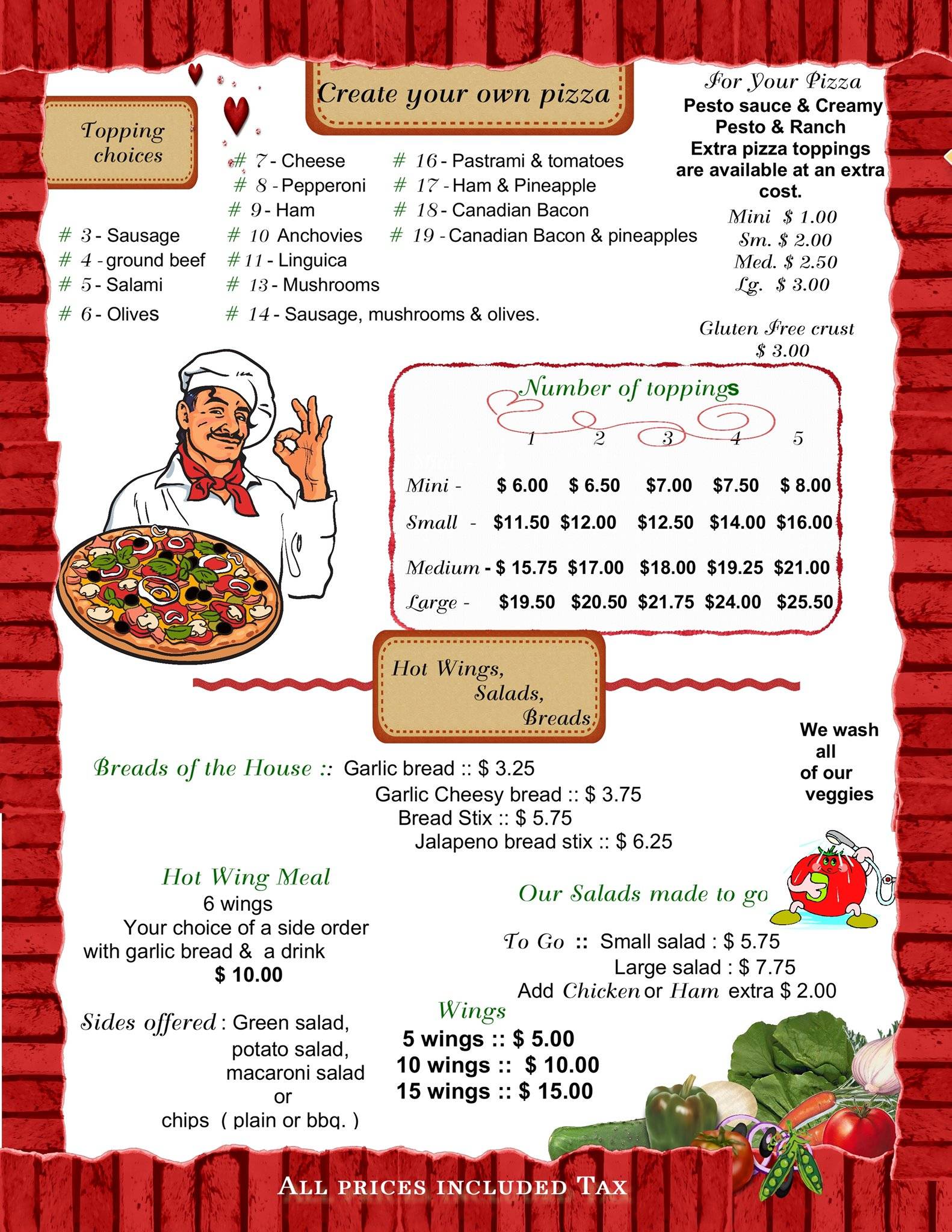 Menu at Pogo's Pizza pizzeria, Clear Lake Riviera, CA-281