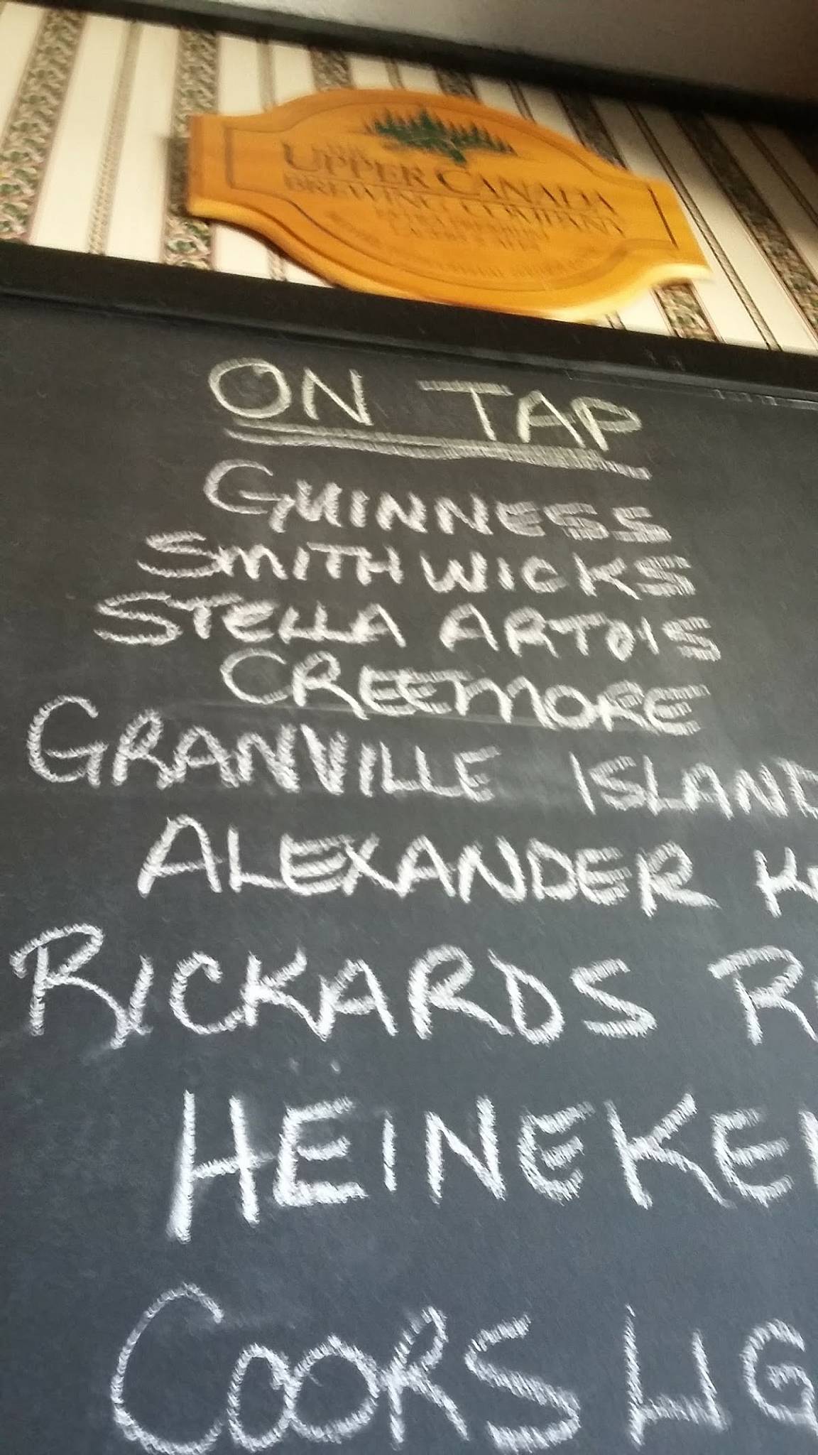 Menu at Porch & Pint Pub, Peterborough