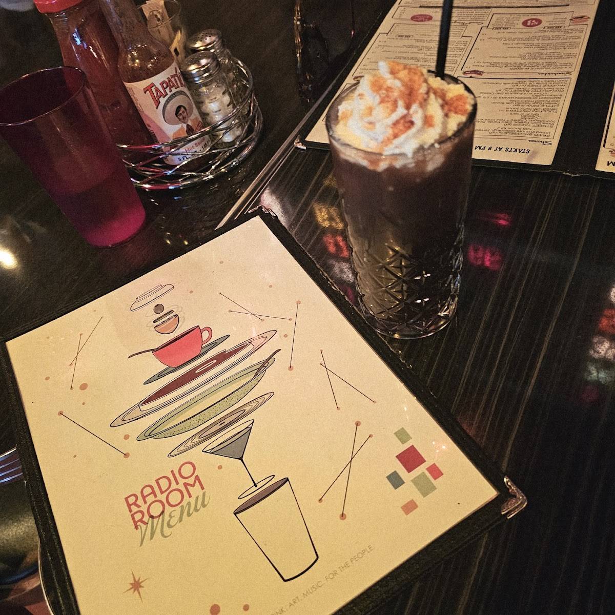Menu at Radio Room pub & bar, Portland, NE Alberta St