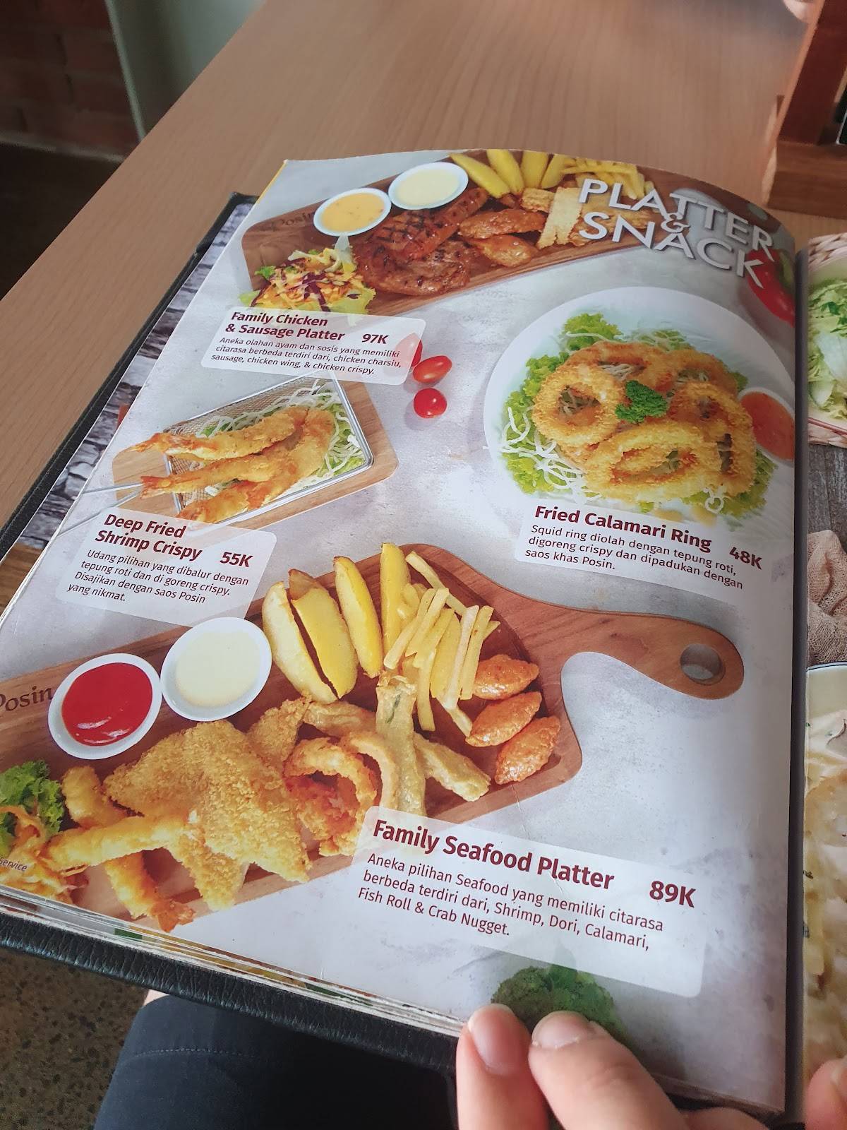 Menu at Posin Bakery & Cafe, Semarang, Jl. Menteri Supeno No.6