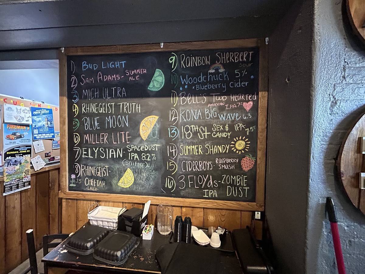 Menu at Proof 124 Table and Tavern pub & bar, Lawrenceburg