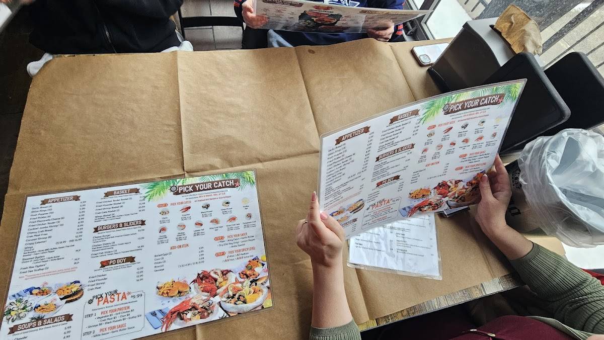 Menu at Aloha Krab Cajun Seafood & Bar, Cheektowaga