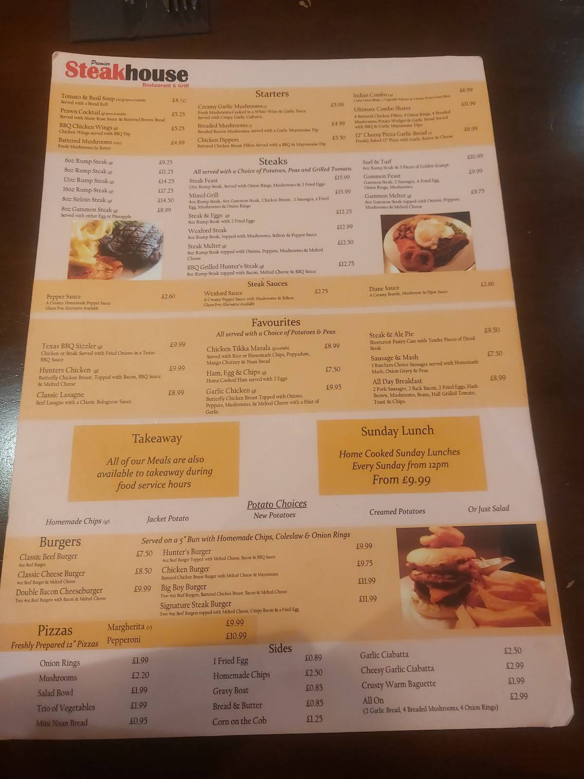 Menu at Brinsley Lodge pub & bar, Brinsley