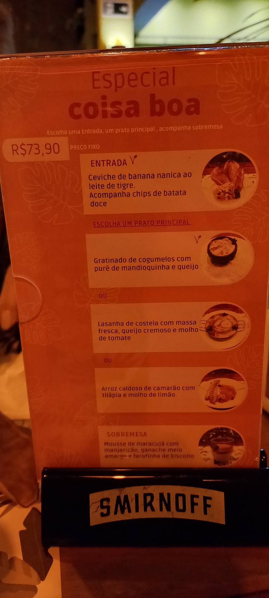 Menu em Coisa boa do Chef Moa pub & Bar, Bauru