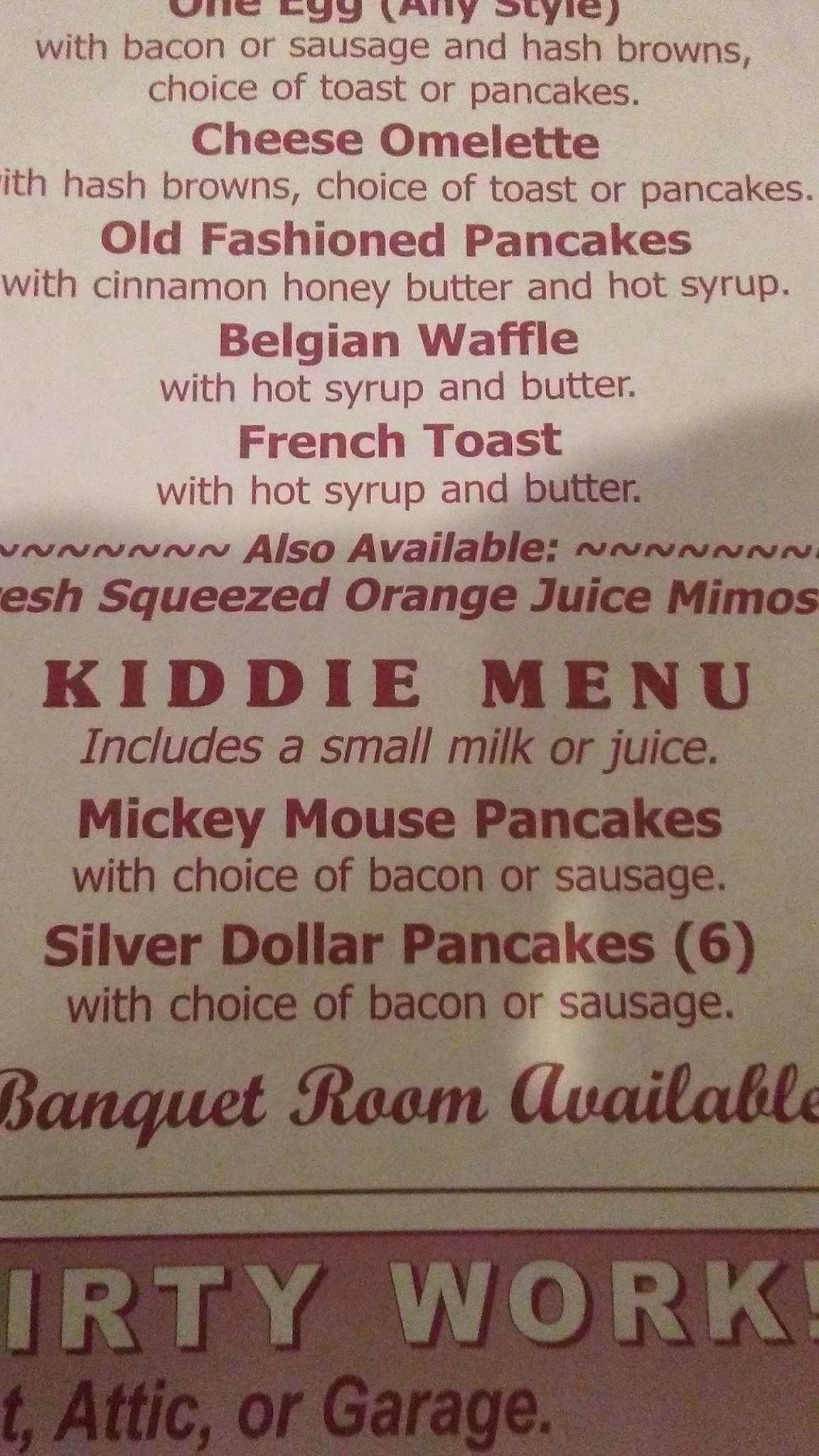 Menu at Les Brothers Restaurant, Oak Lawn, S Ridgeland Ave