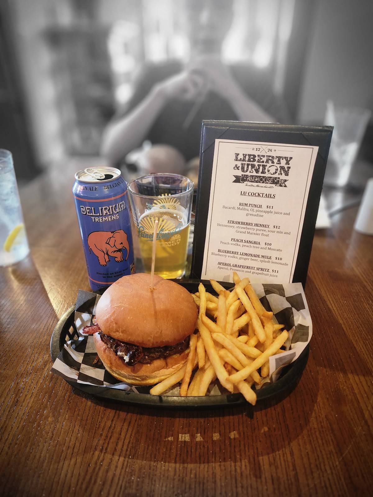 Menu at Liberty & Union Ale House pub & bar, Taunton