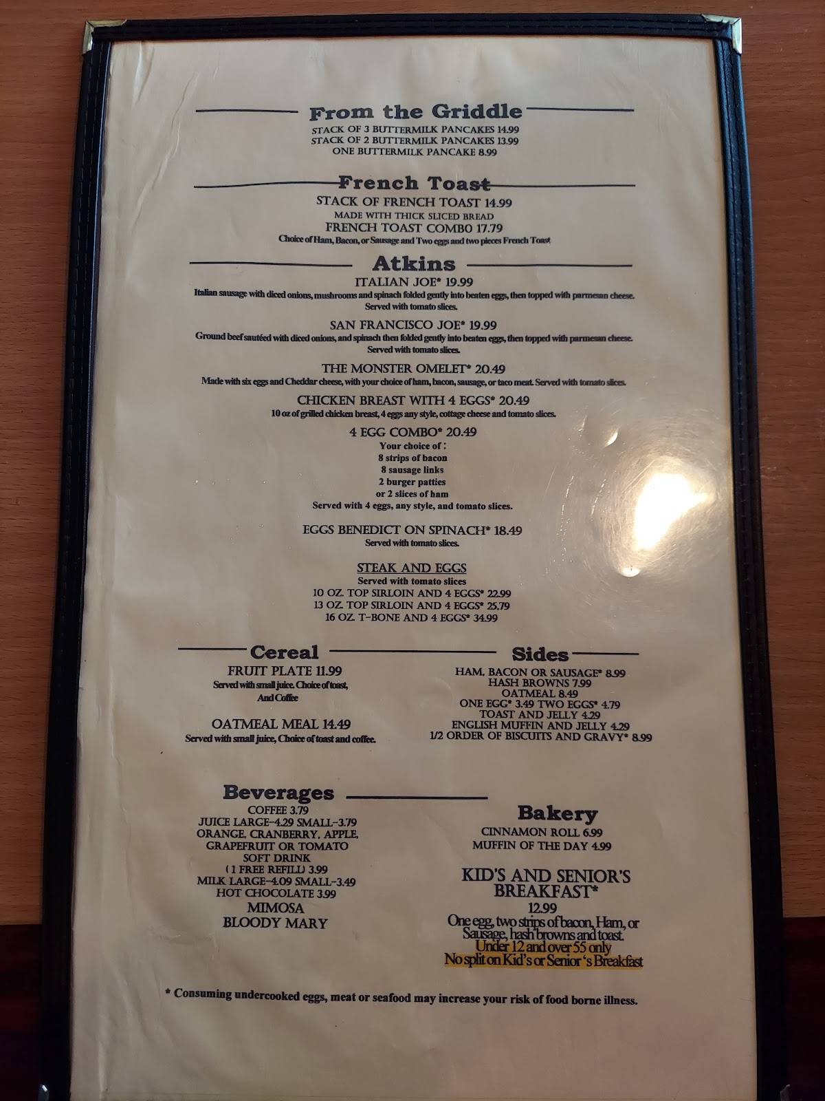 Menu at Nikki's Restaurant & Lounge, Covington, 174th Pl SE