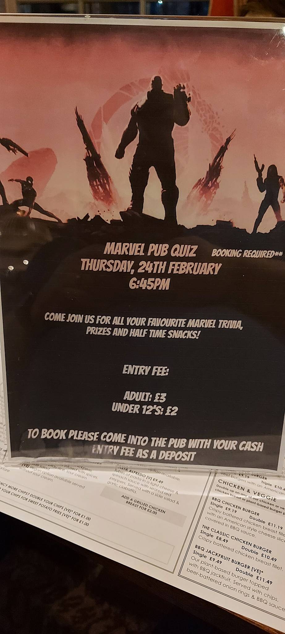 Menu at Red Squirrel pub & bar, Stevenston, Ashenyards Park