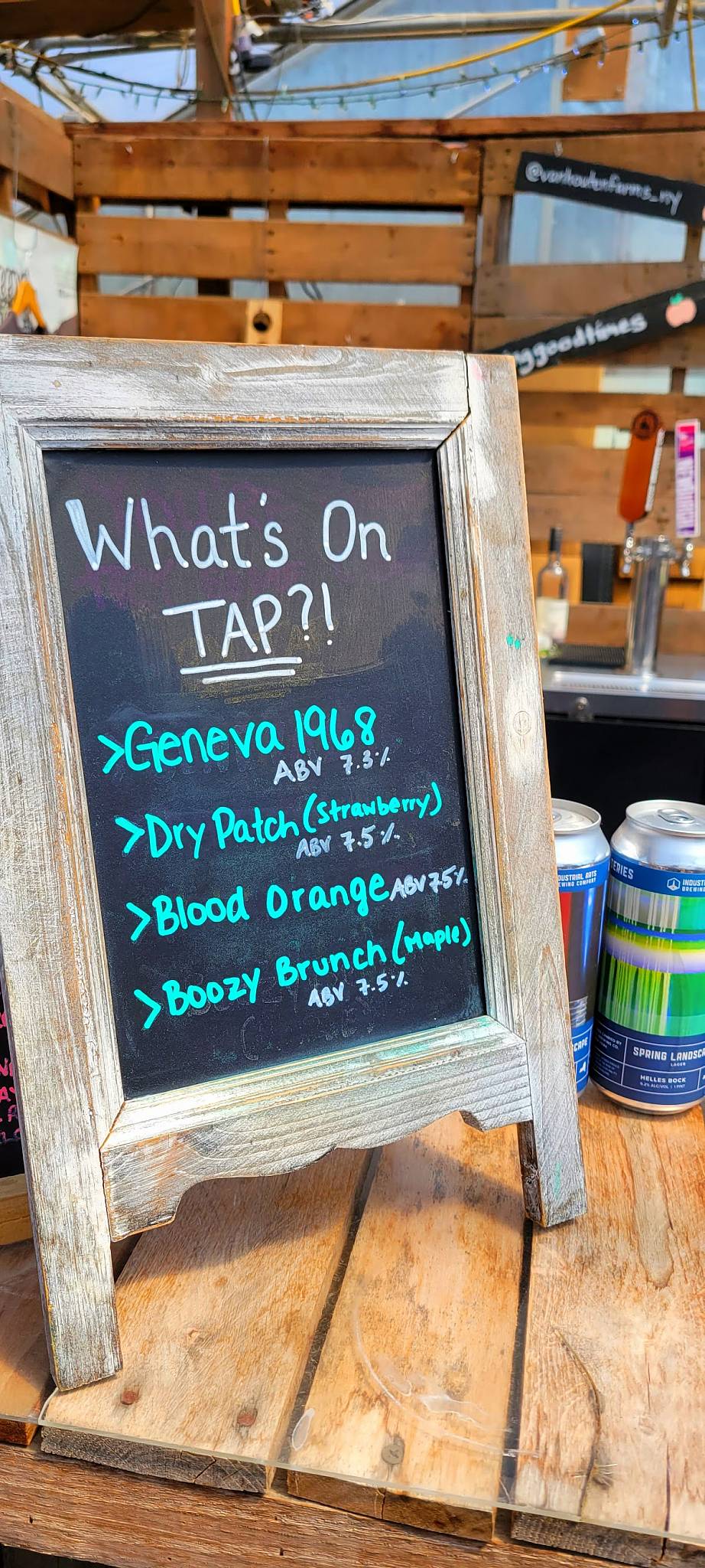 Menu at Rockland Cider Works pub & bar, Orangeburg