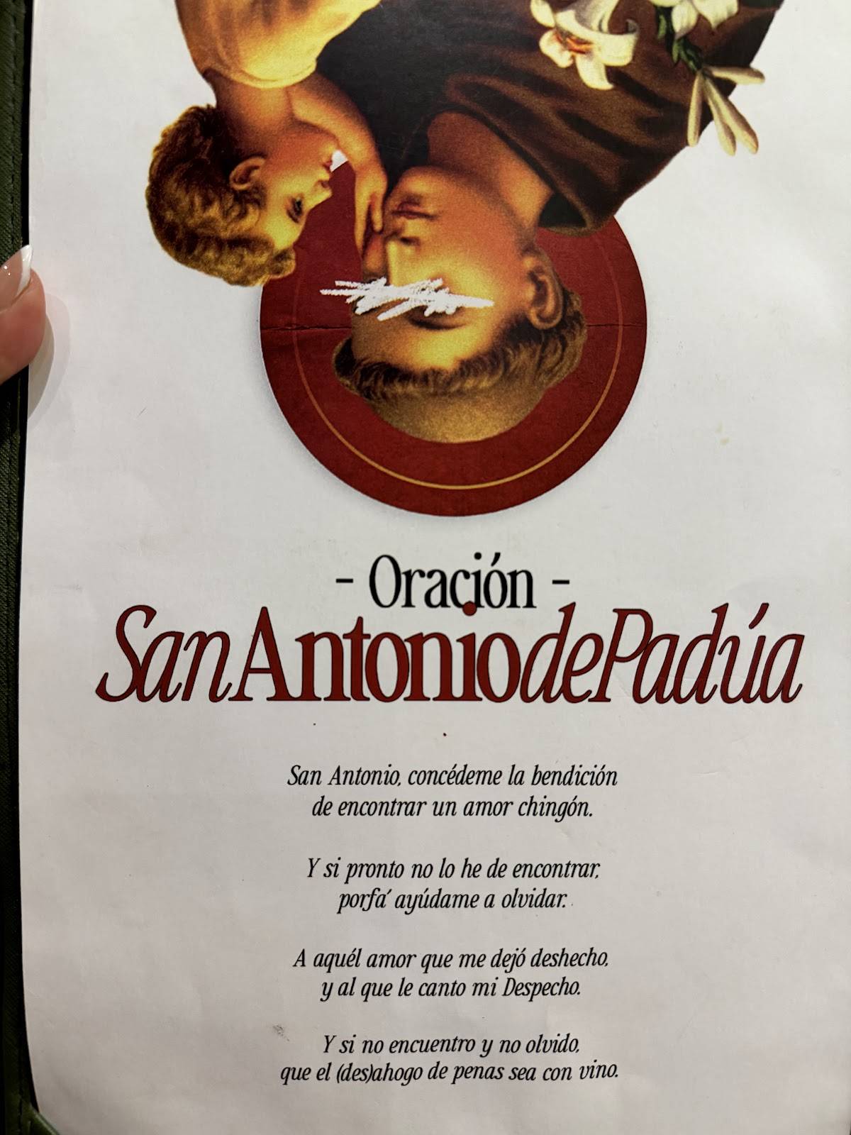 Menu at Sala de Despecho pub & bar, Guadalajara