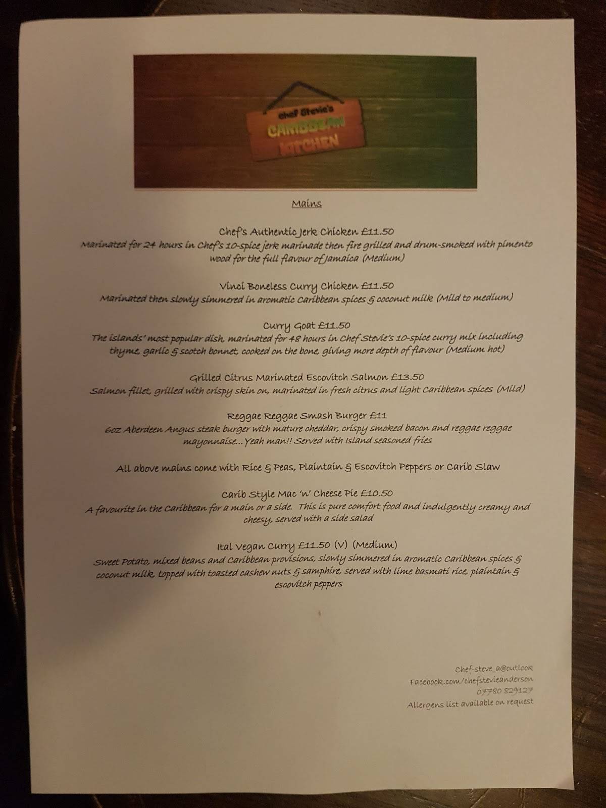 Menu at The Butler pub & bar, Reading