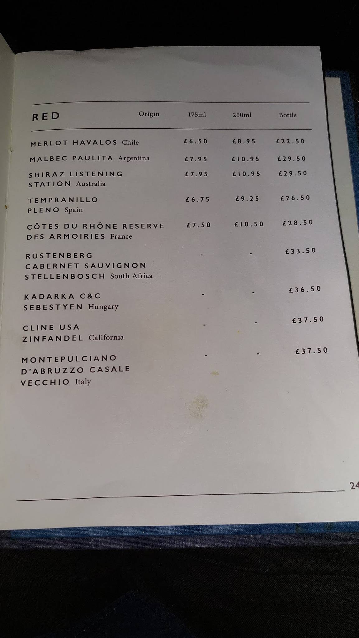 Menu at The Cloth Ear pub & bar, Belfast